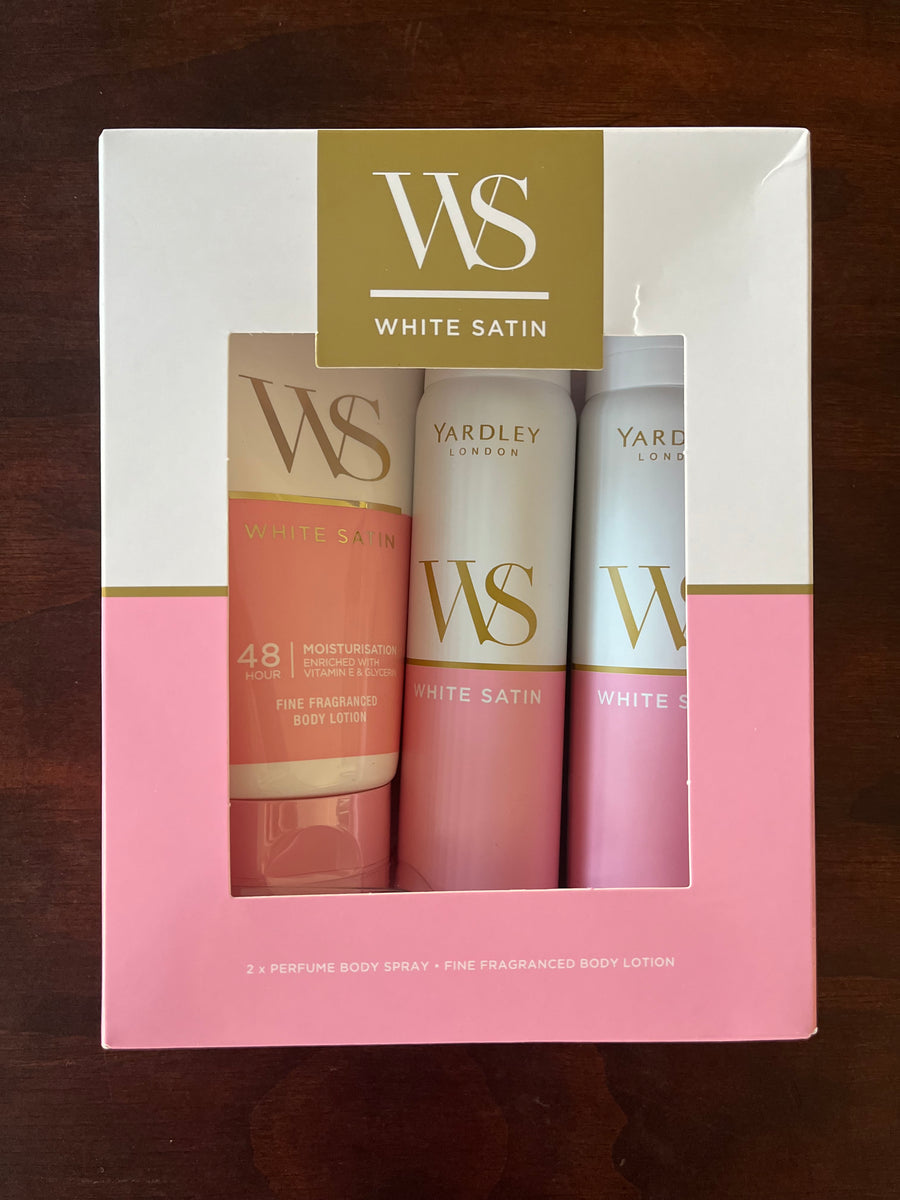 White Satin Fragrance Set – Cosy